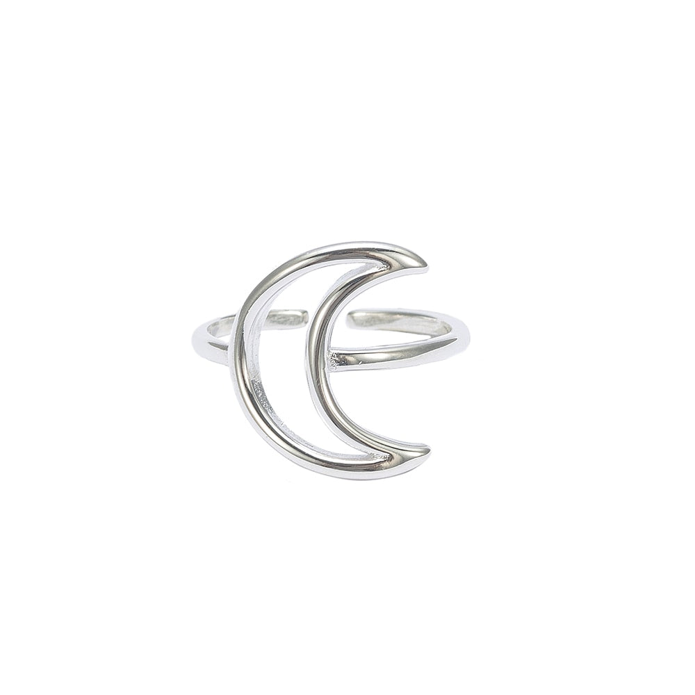 Silver Cresent Ring – e&e Jewellery